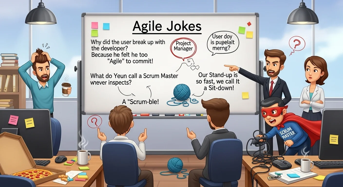 193+ Funny Agile Jokes & Puns You’ll Actually Sprint For