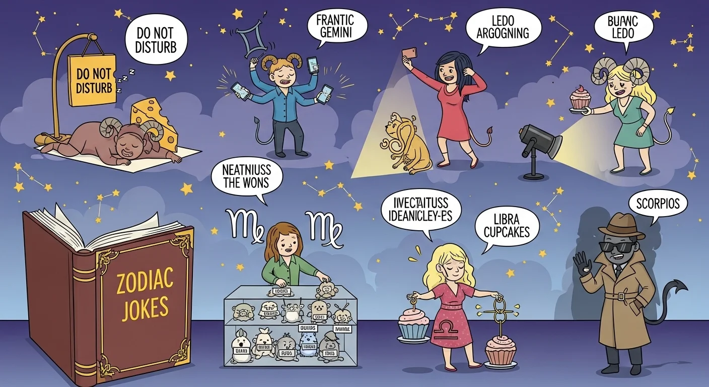 769+ Hilarious Zodiac Sign Jokes That Will Make Every Star Sign Laugh ...