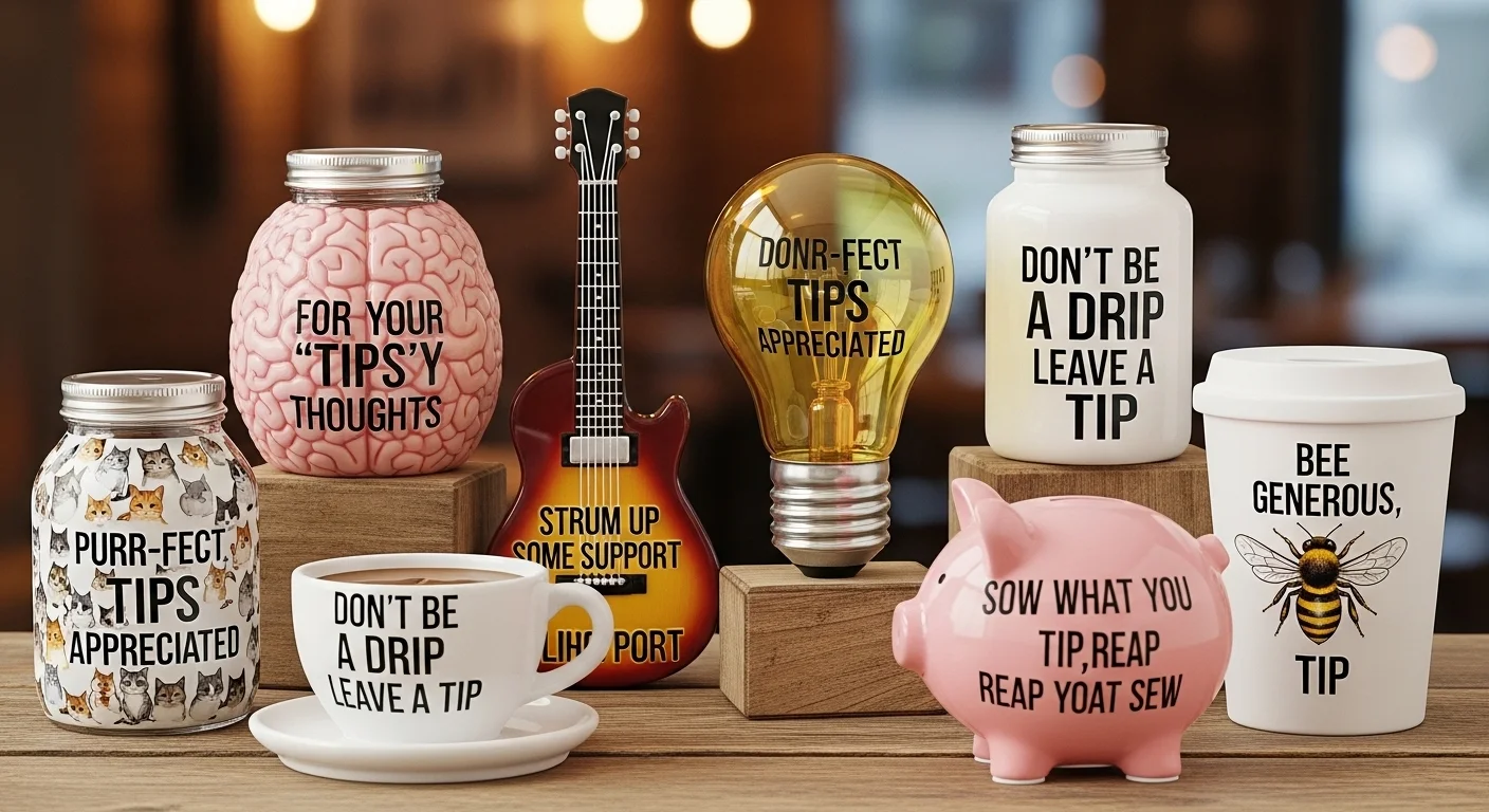 171+ Hilarious Tip Jar Puns & Jokes That Will Make Customers Smile ...