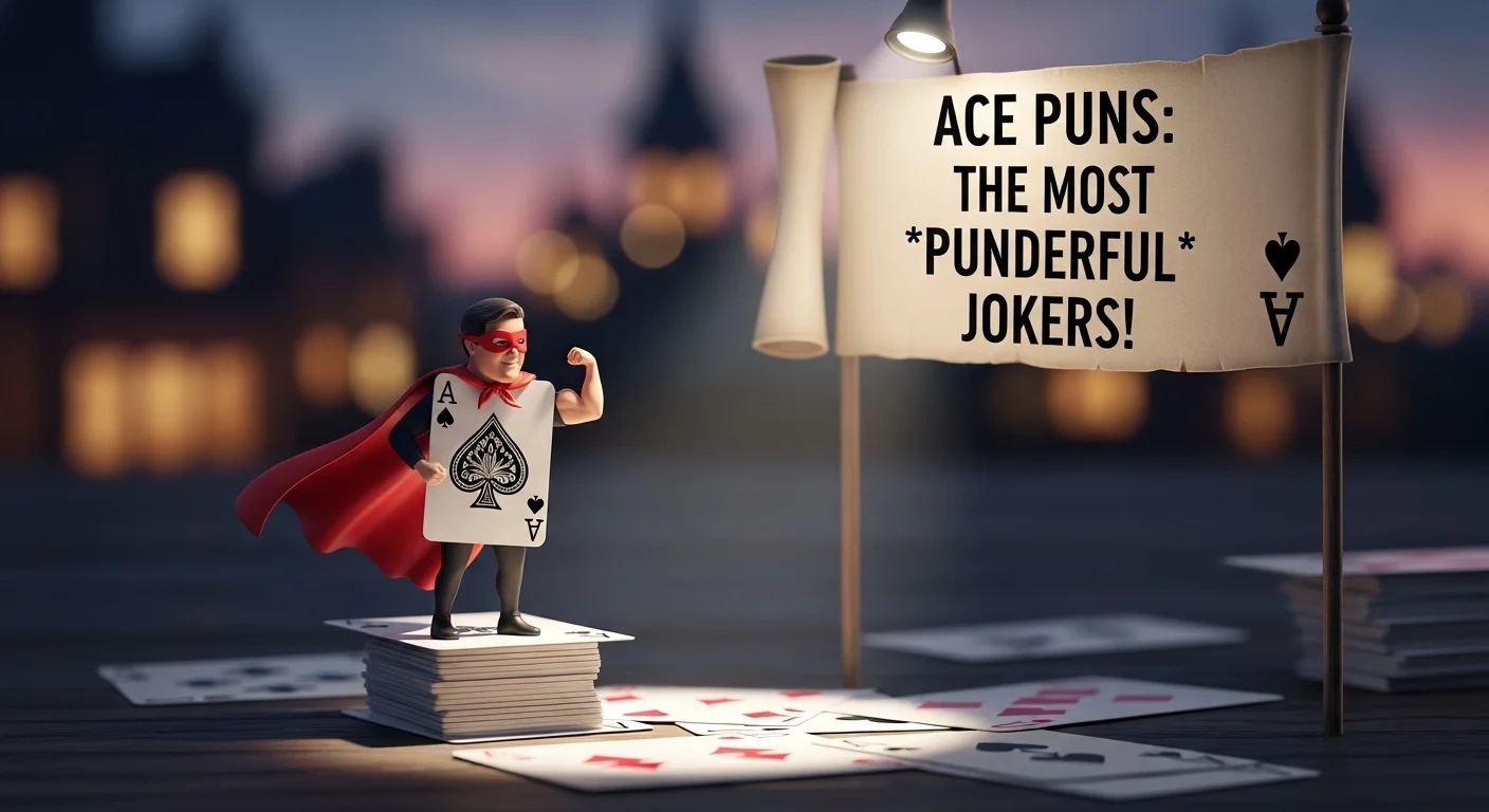 162+ Hilarious Ace Puns & Jokes That Will Serve You Instant Laughs