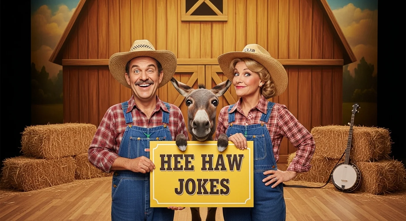 186 Side Splitting Hee Haw Jokes That Will Make You Hoof With Laughter